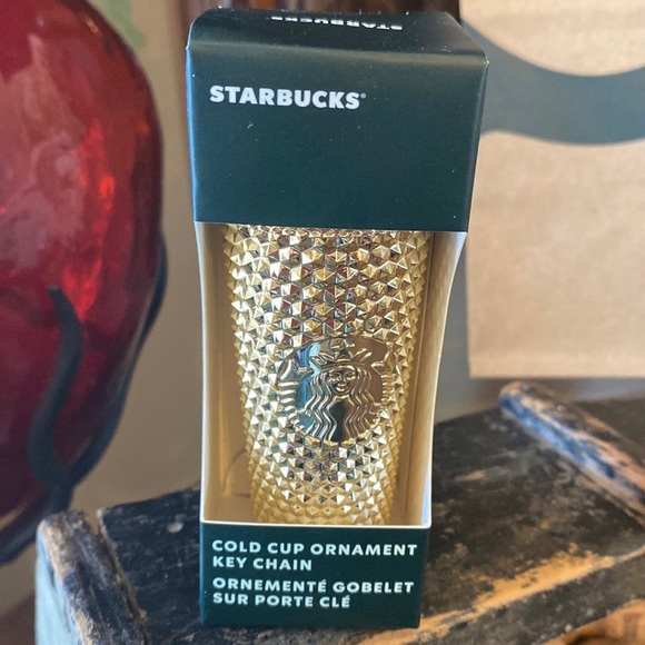 Starbucks | Holiday | 222 Starbucks Gold Cup Ornamentkeychain | Poshmark